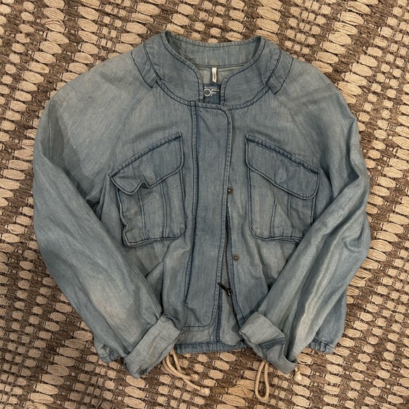 LOFT | Jackets & Coats | Casual Light Blue Denim Jacket | Poshmark